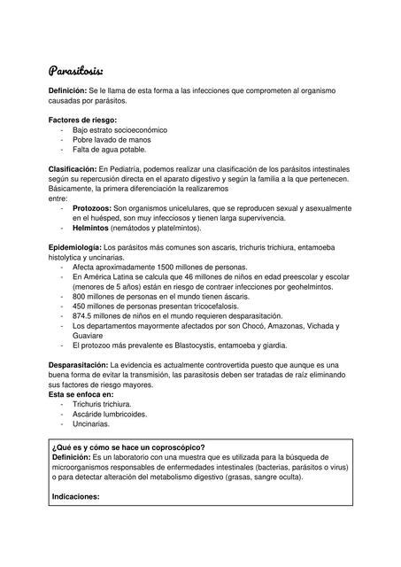 Parasitosis Carolina Velásquez uDocz