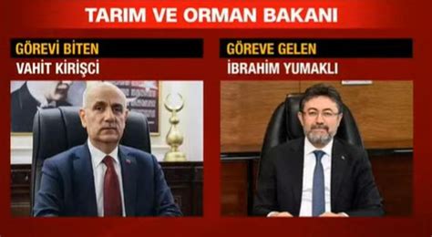 Tar M Ve Orman Bakan Brahim Yumakl Oldu Son Dakika Milliyet