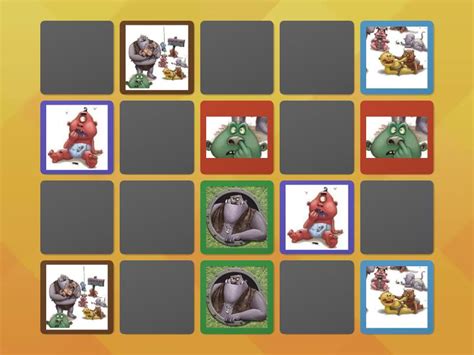 MEMOTEST Cuento Diario De Un Ogro Parejas