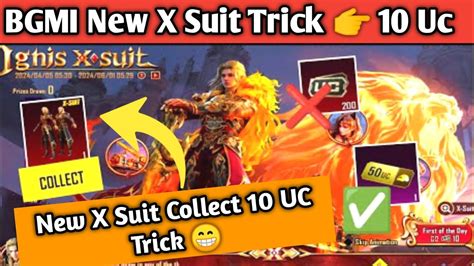 Bgmi New X Suit Crate Opening How To Get Ignis X Suit In Uc New