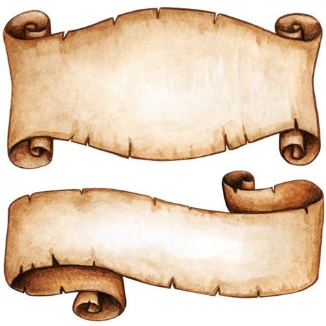 Elegant Watercolor Vintage Scrolls