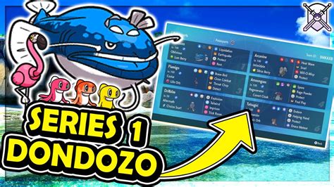 SERIES 1 DONDOZO FLAMIGO TEAM VGC 2023 Pokémon Scarlet Violet
