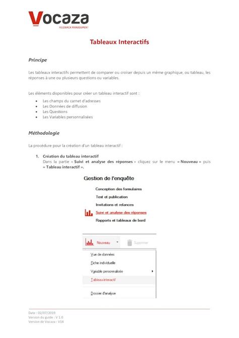 PDF Tableaux Interactifs Vocaza Tableaux Interactifs Principe Les