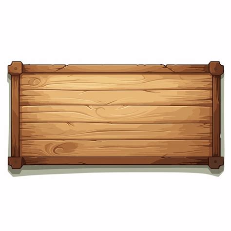 Ilustración vectorial de signos de madera Vector Premium