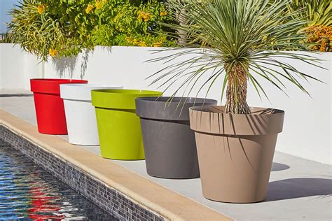 Des pots colorés