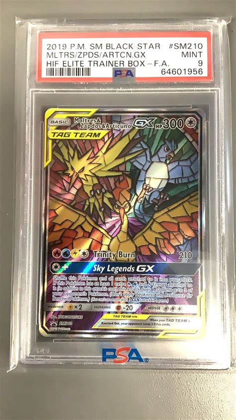 Pokemon Sm Black Star Promo Sm Full Art Moltres Zapdos
