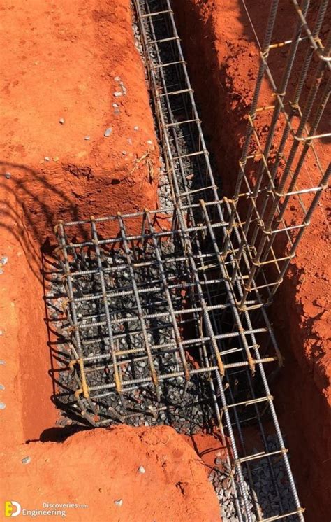 Pictures Rcc Concrete Footing And Beam Under Construction