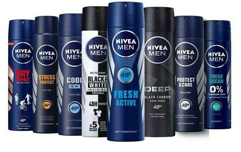 6 Pack Nivea Men Deodorant Spray Assorted Scents 150 ML 6x 5 07 Oz