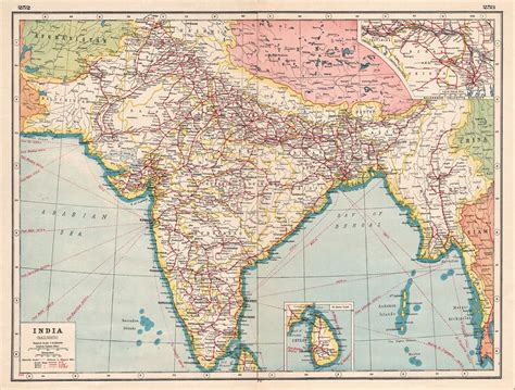 India Railways Railway Map Of British India And The Neig Flickr