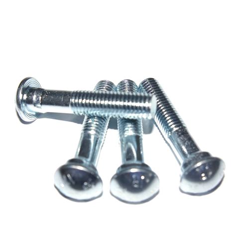 High Strength Carbon Steel Zinc Plated Oval Neck Track Bolt Railway