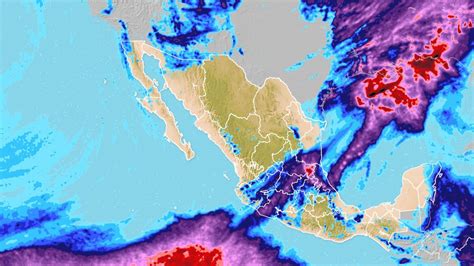 El tiempo este fin de semana en México fuertes vientos y lluvias por