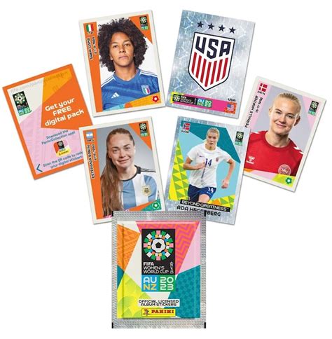 2023 Panini FIFA Womens World Cup Stickers Checklist Boxes
