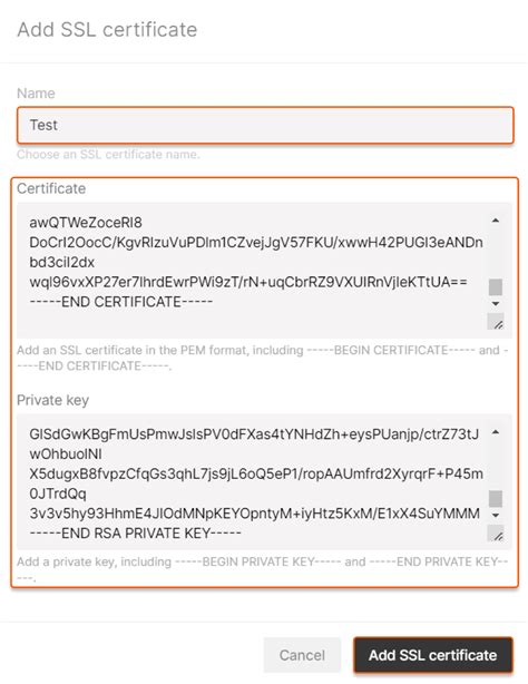 Adding Your Own SSL Certificates Gcore