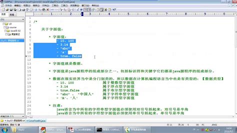 java零基础教程视频（适合java 0基础，java初学入门） 027 java零基础 字面 youtube