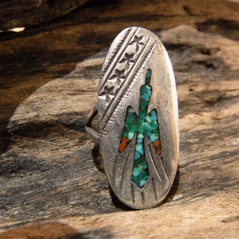 Thomas Singer Sterling Silver Peyote Ring Mens Rings Tommy Singer