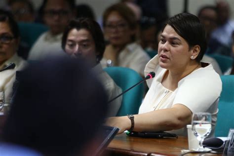 Sara Attends OVP Budget Hearing The Manila Times