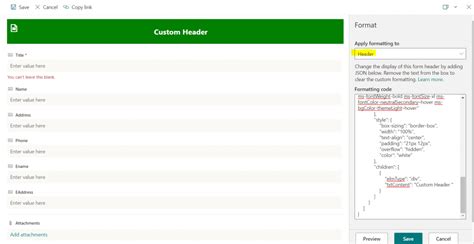 how to customize sharepoint modern list form using json enjoysharepoint