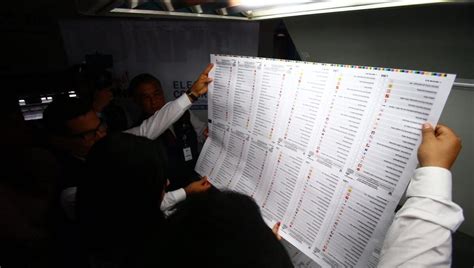 Conoce La C Dula De Sufragio Onpe Publica Dise O Definitivo Para Las