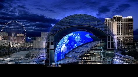 Over One Million Leds Light Up Sphere Las Vegas Incredible New