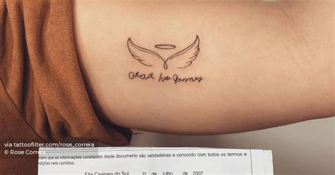 Tatuagem De Assinatura Homenagem Para A Av Que