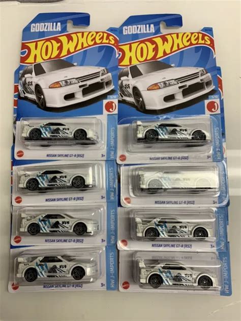 2023 HOT WHEELS Nissan Skyline GTR R32 Godzilla Lot Of Eight Lot Of