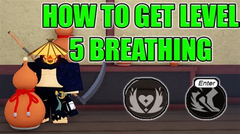 Project Slayers How To Unlock Breathing Level 5 YouTube