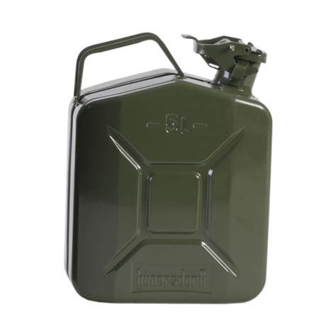 Hünersdorff Metall Kraftstoff Kanister Benzinkanister CLASSIC 5 Liter