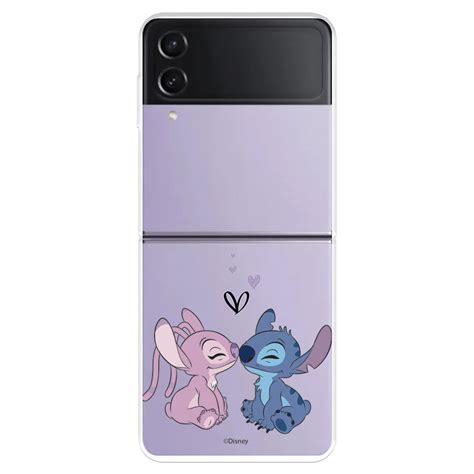 Offizielle Disney Angel Stitch Kiss Hülle für Samsung Galaxy Z Flip4