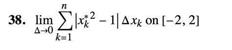 solved 35 38 identifying definite integrals as limits of