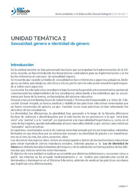 Unidad Tem Tica N Compressed Unidad Tem Tica Sexualidad