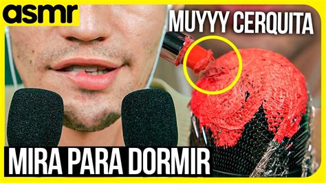 ASMR cerca del micro para dormir ASMR español YouTube