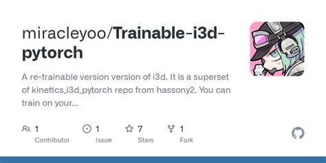 GitHub Miracleyoo Trainable I3d Pytorch A Re Trainable Version