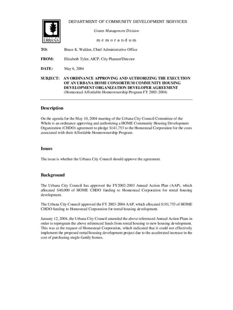 Fillable Online Fillable Online City Urbana Il DEPARTMENT OF Fax