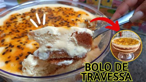 Bolo Mousse De Maracuj Na Travessa Youtube