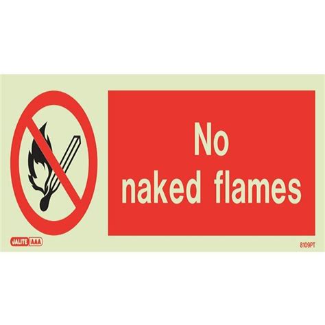 No Naked Flames 8109 Simply Safety Group