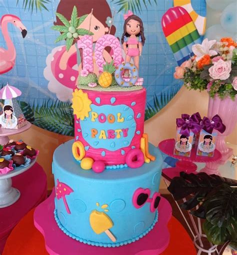 Bolo Pool Party Ideias Tutoriais Para Comemorar Divers O