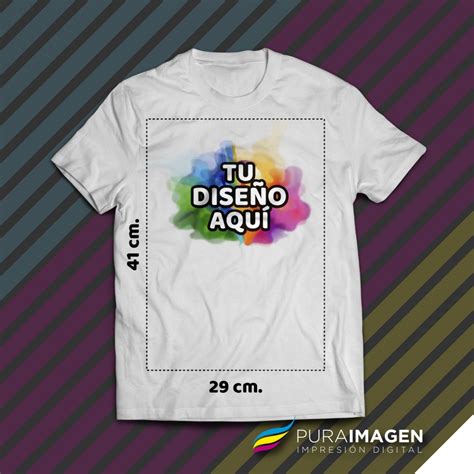 Servicio de estampado Grande por Sublimación en Remeras Ã rea máxima