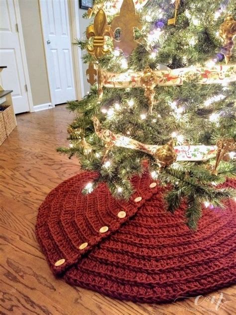Most Beautiful Crochet Christmas Tree Skirt Patterns Nicki S