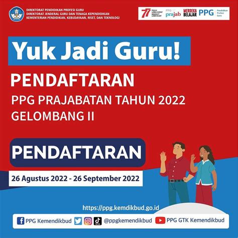 RESMI DIBUKA Simak Syarat Pendaftaran Dan Seleksi PPG Prajabatan Tahun