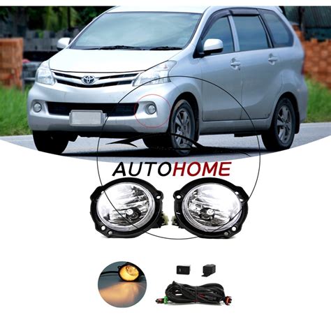 1SET Fog Lamp Fog Light Assembly For TOYOTA AVANZA WIGO 2012 2013 2014