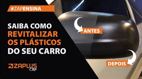 COMO REVITALIZAR PLÁSTICOS do seu carro Restaurar plástico ressecado