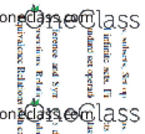 lecture sets oneclass