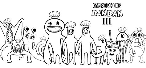 Garten Of Banban Coloring Coloring Home