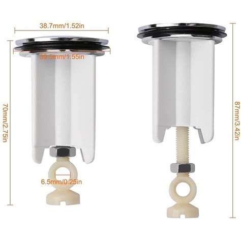 Universal Sink Plug Bathroom 40mm Pop Up Plug Replacement Drain Plug