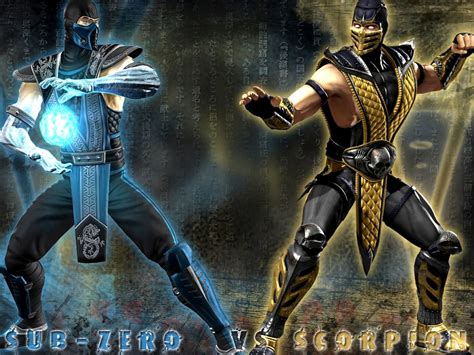 Sub Zero Vs Scorpion Wallpaper WallpaperSafari