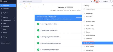 Integrate Zoho Expense With Zoho Payroll User Guide Zoho Expense