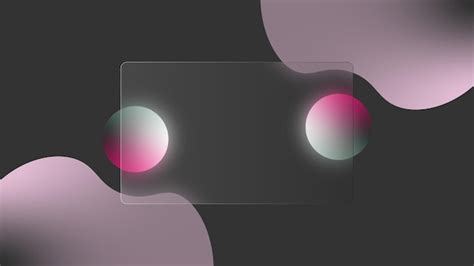 Premium Vector Vector Realistic Glass Effect Background