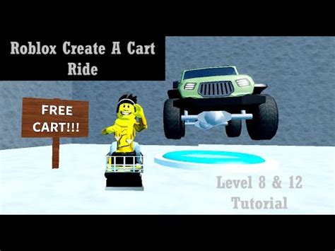 Level Tutorial Roblox Create A Cart Ride Seasons Youtube