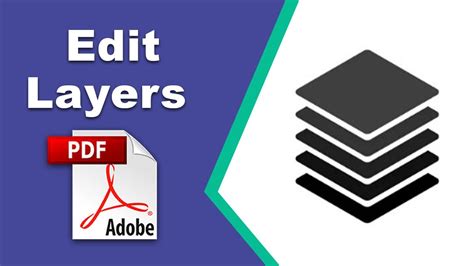 how to edit layers in pdf using adobe acrobat pro dc youtube