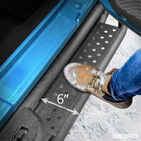 OEDRO Estribos De 6 Pulgadas Compatibles Con Dodge Ram 1500 Crew Cab